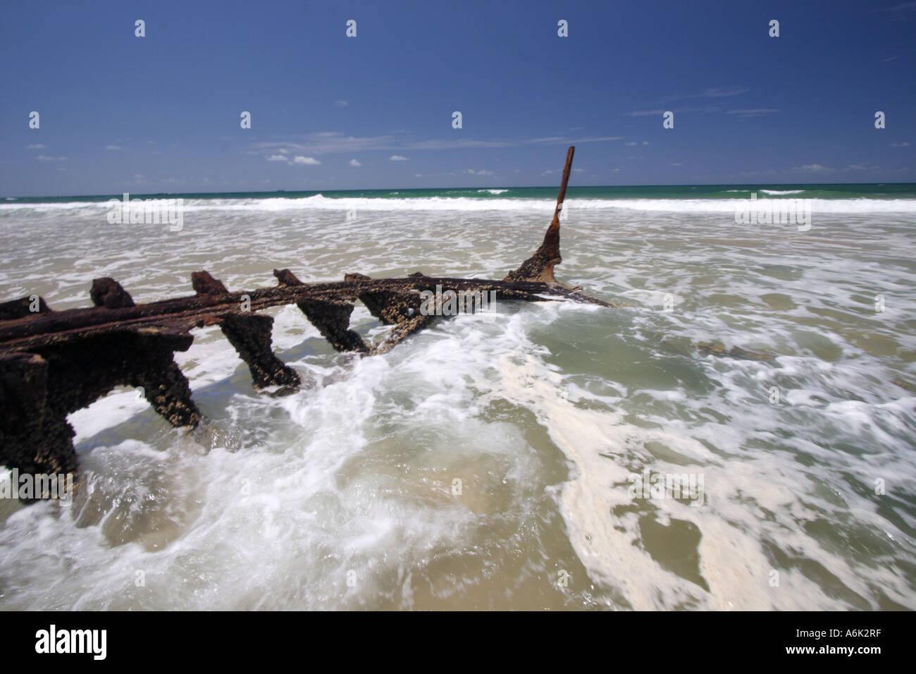WRECK OF THE SS DICKY SUNSHINE COAST QUEENSLAND AUSTRALIA HORIZONTAL ...