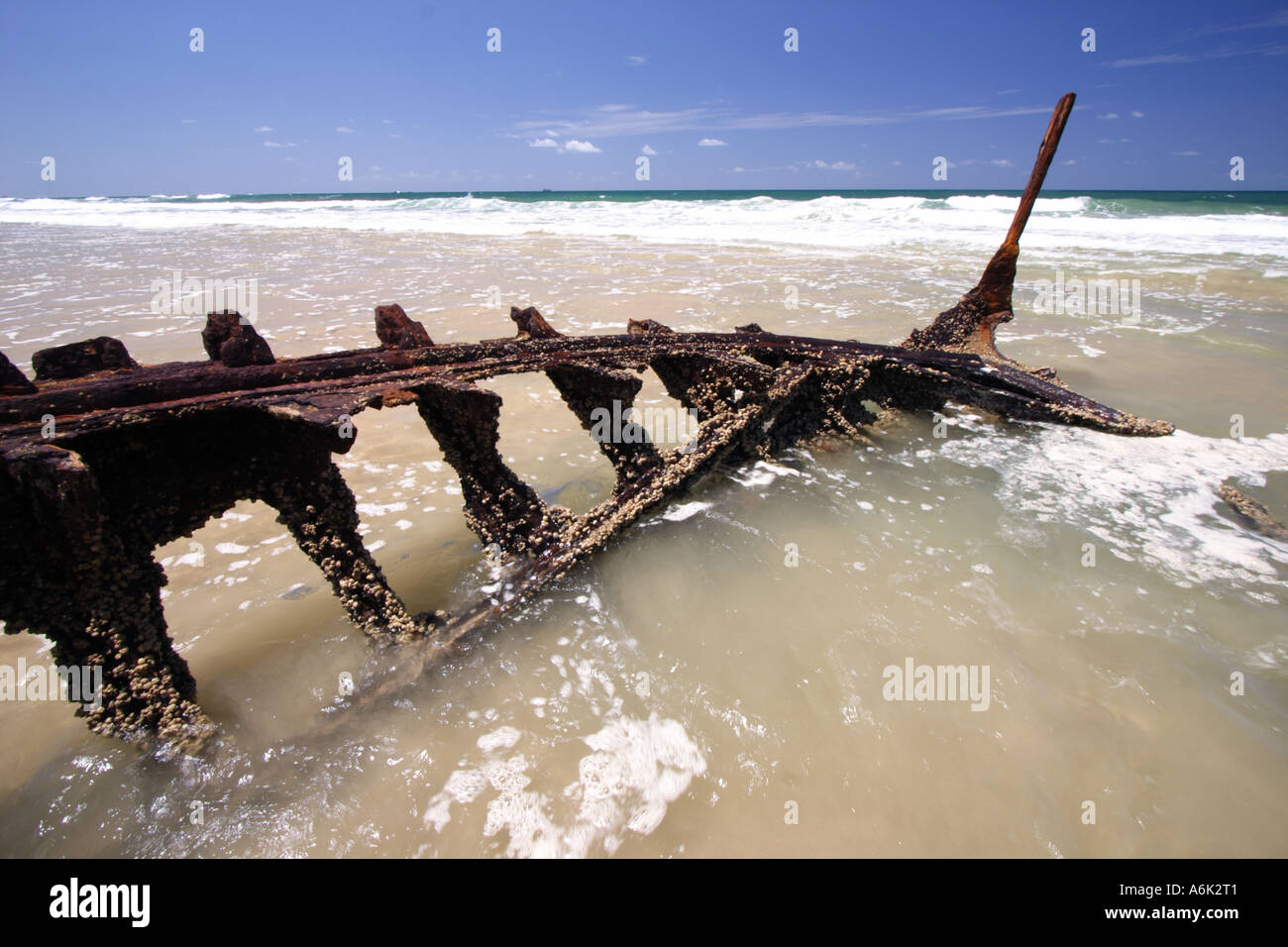 WRECK OF THE SS DICKY SUNSHINE COAST QUEENSLAND AUSTRALIA HORIZONTAL ...