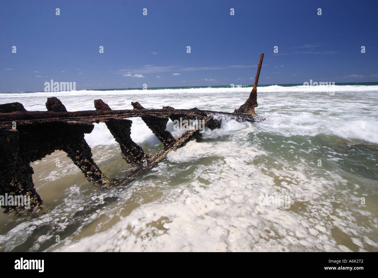 WRECK OF THE SS DICKY SUNSHINE COAST QUEENSLAND AUSTRALIA HORIZONTAL ...