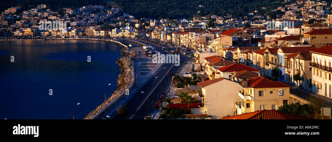 Samos Greece Vathy Waterfront Stock Photo - Alamy