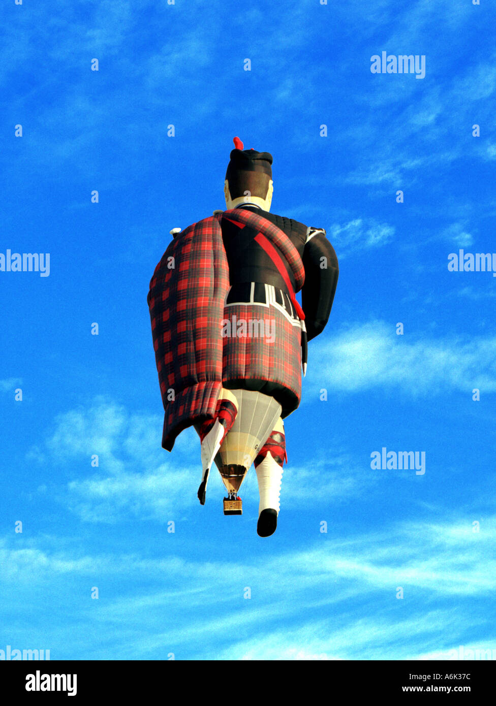 Scottish Piper Balloon 3 Stock Photo - Alamy