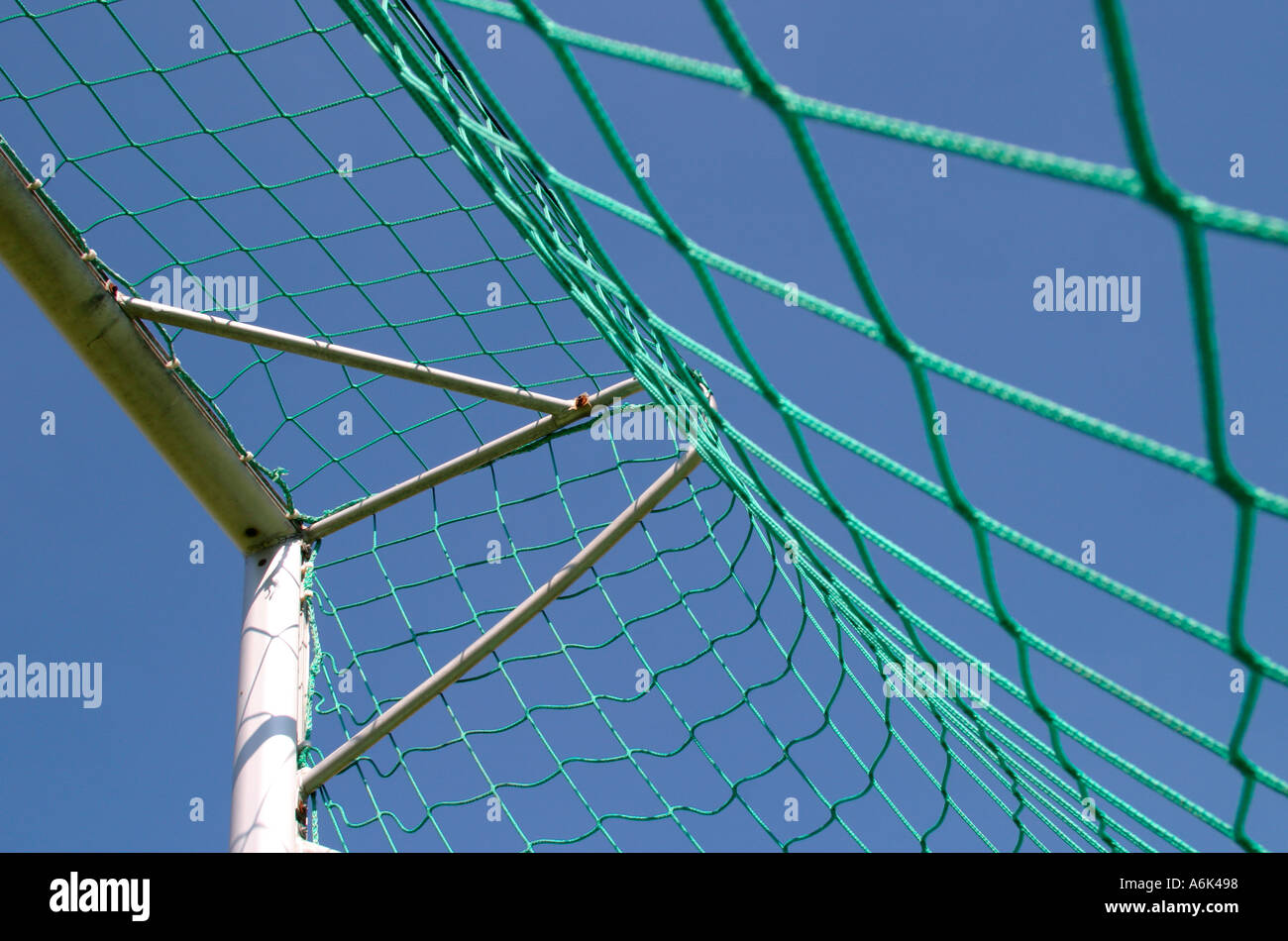 Net of a soccer goal Stock Photo - Alamy