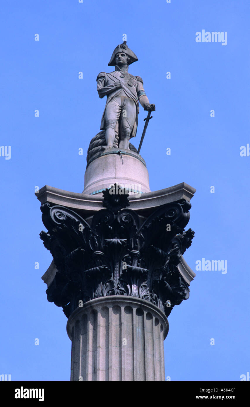 Nelson s Column Trafalgar Square London UK Stock Photo - Alamy