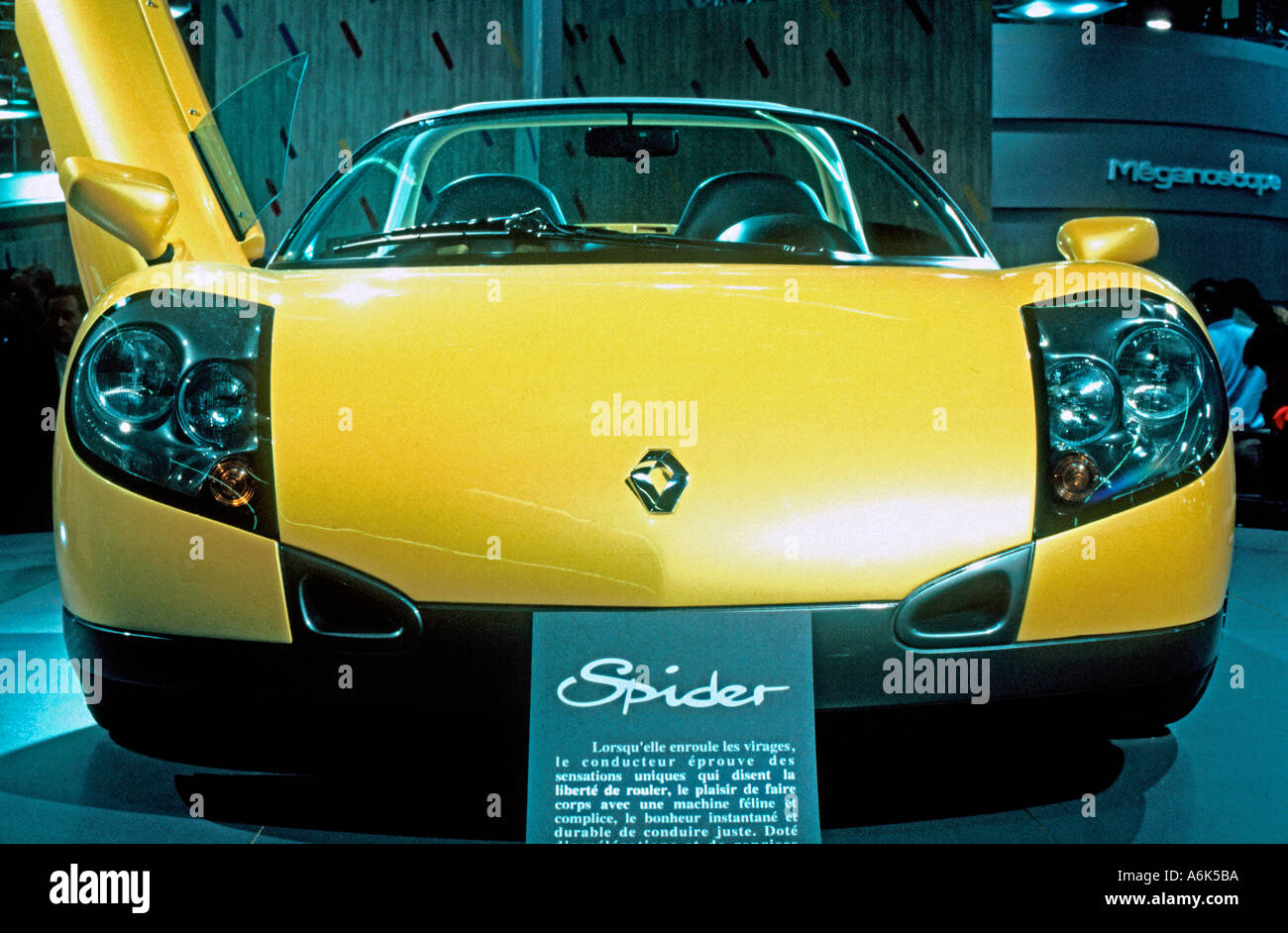 Paris France, Renault Spider Concept Car in Paris Car Show Display ...