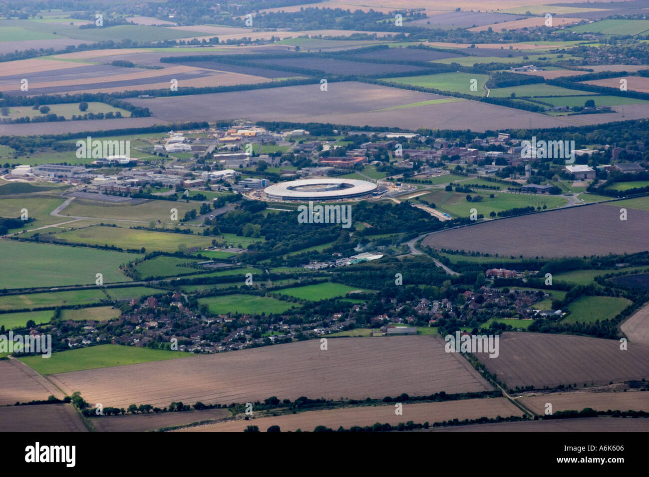 Aerial photo NEC Atomic Energy Research Establishment at UKASE Harwell ...