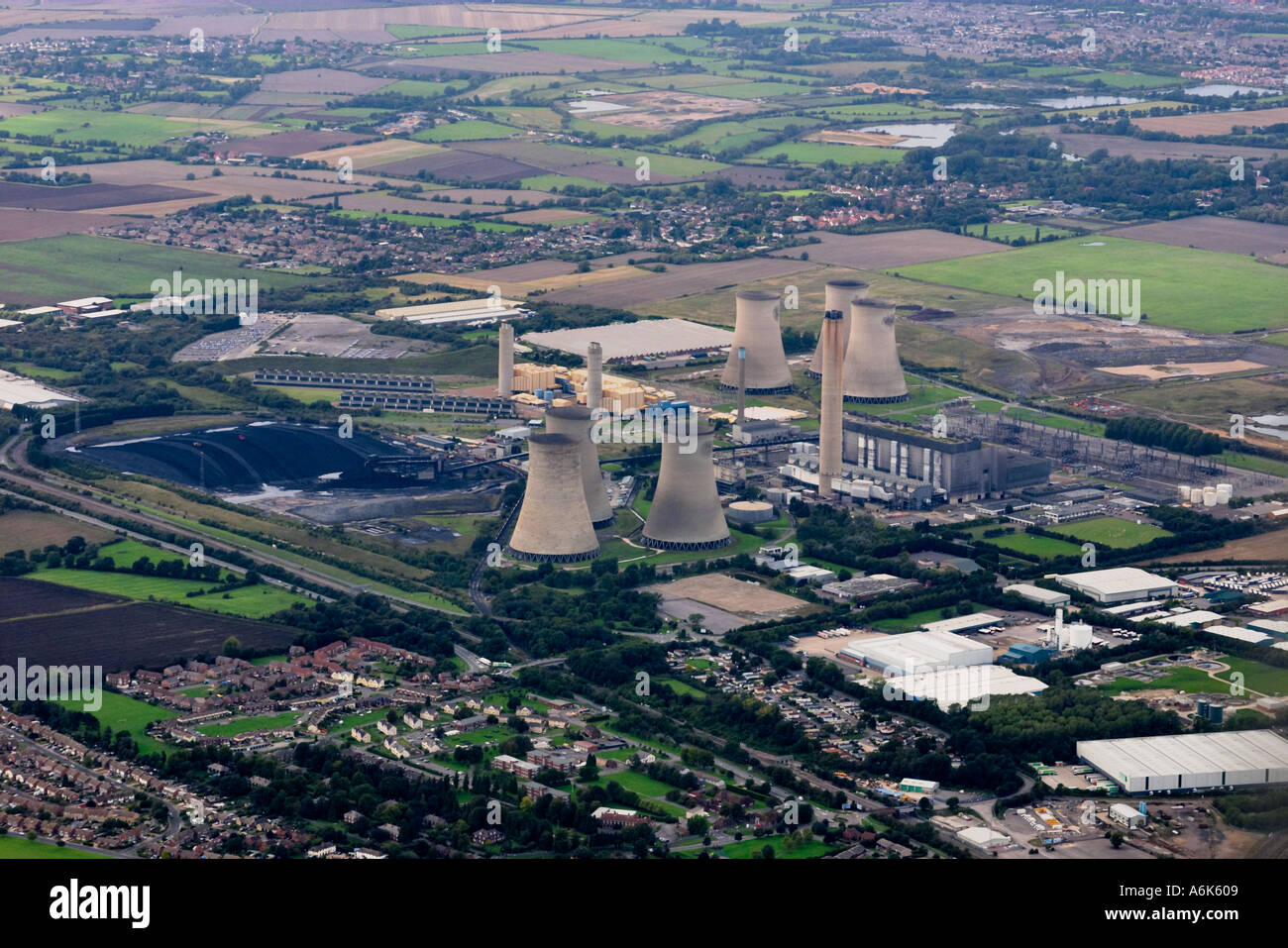 Aerial photo of Didcot power station Stock Photo - Alamy