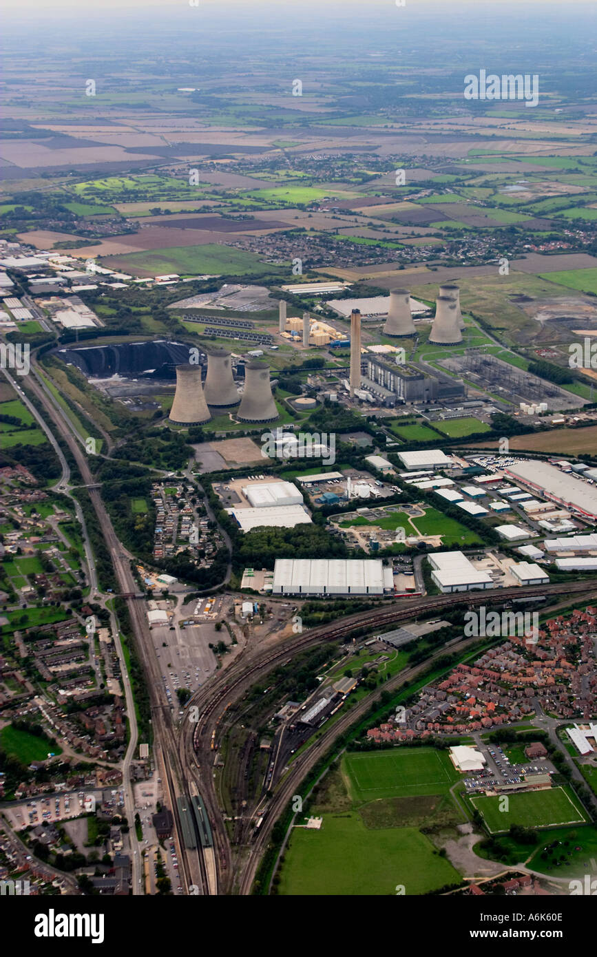Aerial photo of Didcot power station Stock Photo - Alamy