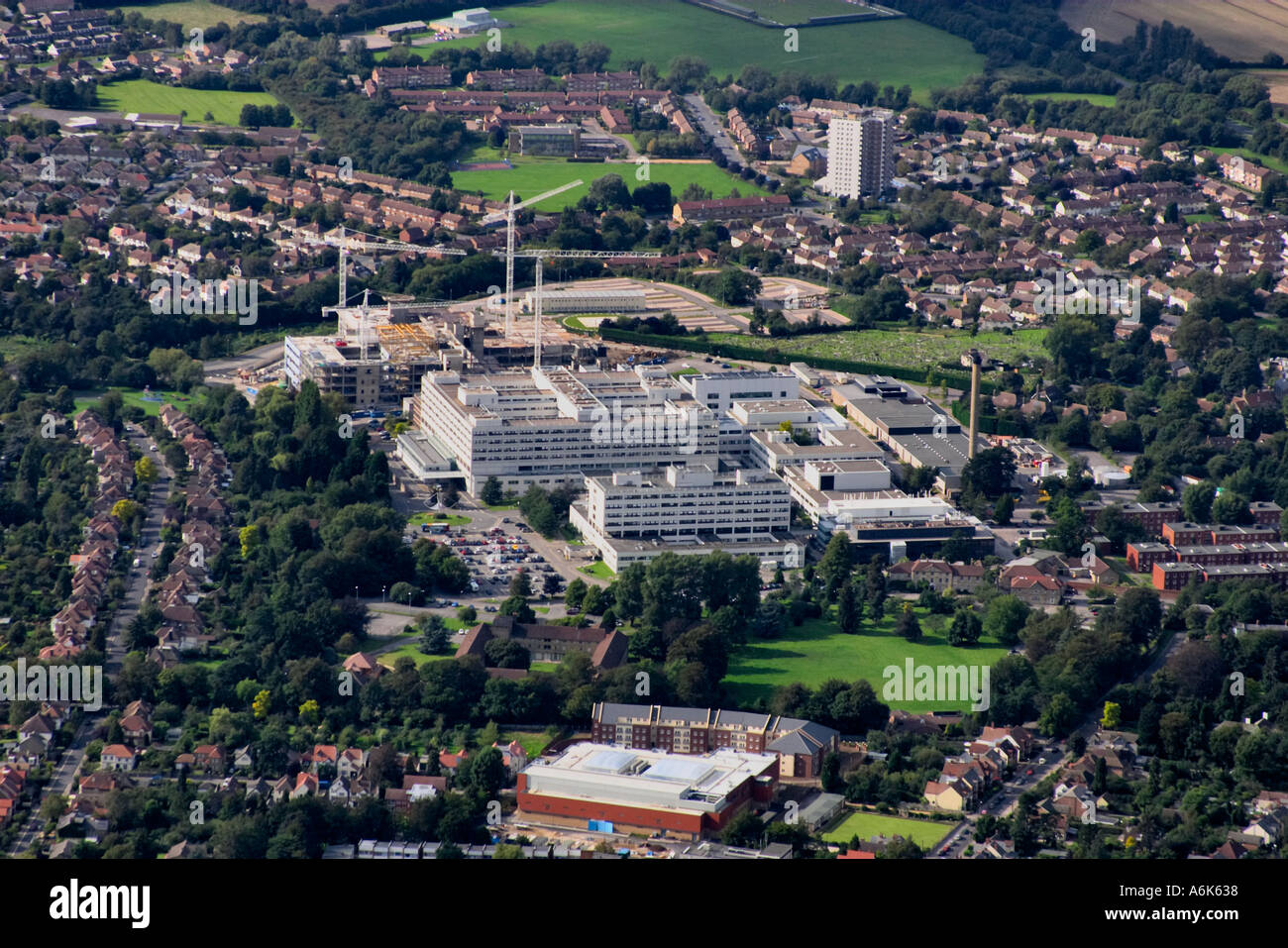 John radcliffe hospital aerial hi-res stock photography and images - Alamy