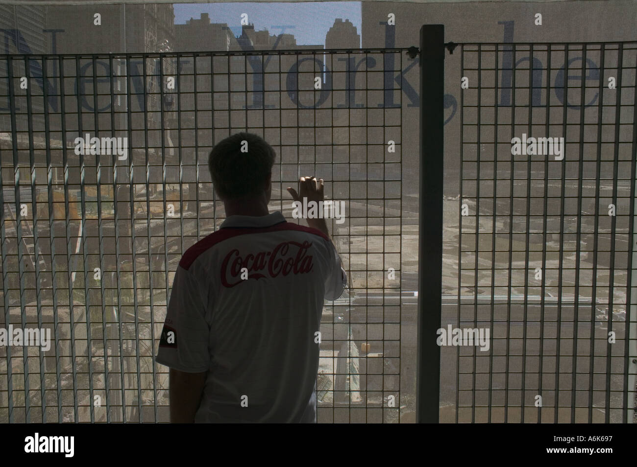Site of the World Trade Center August 22 2004 Stock Photo - Alamy