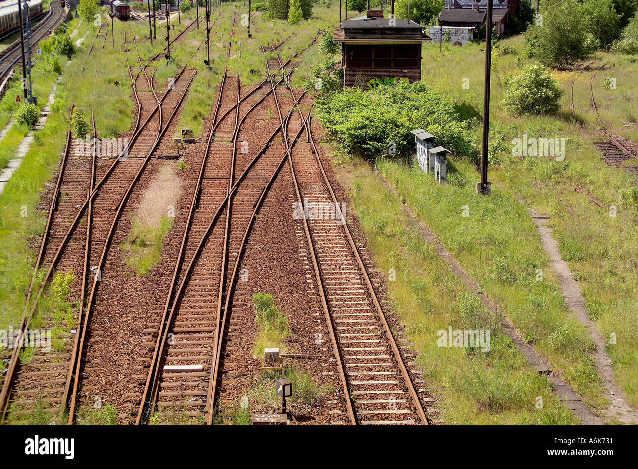 old railway line at Ostbahnhof Berlin Stock Photo - Alamy