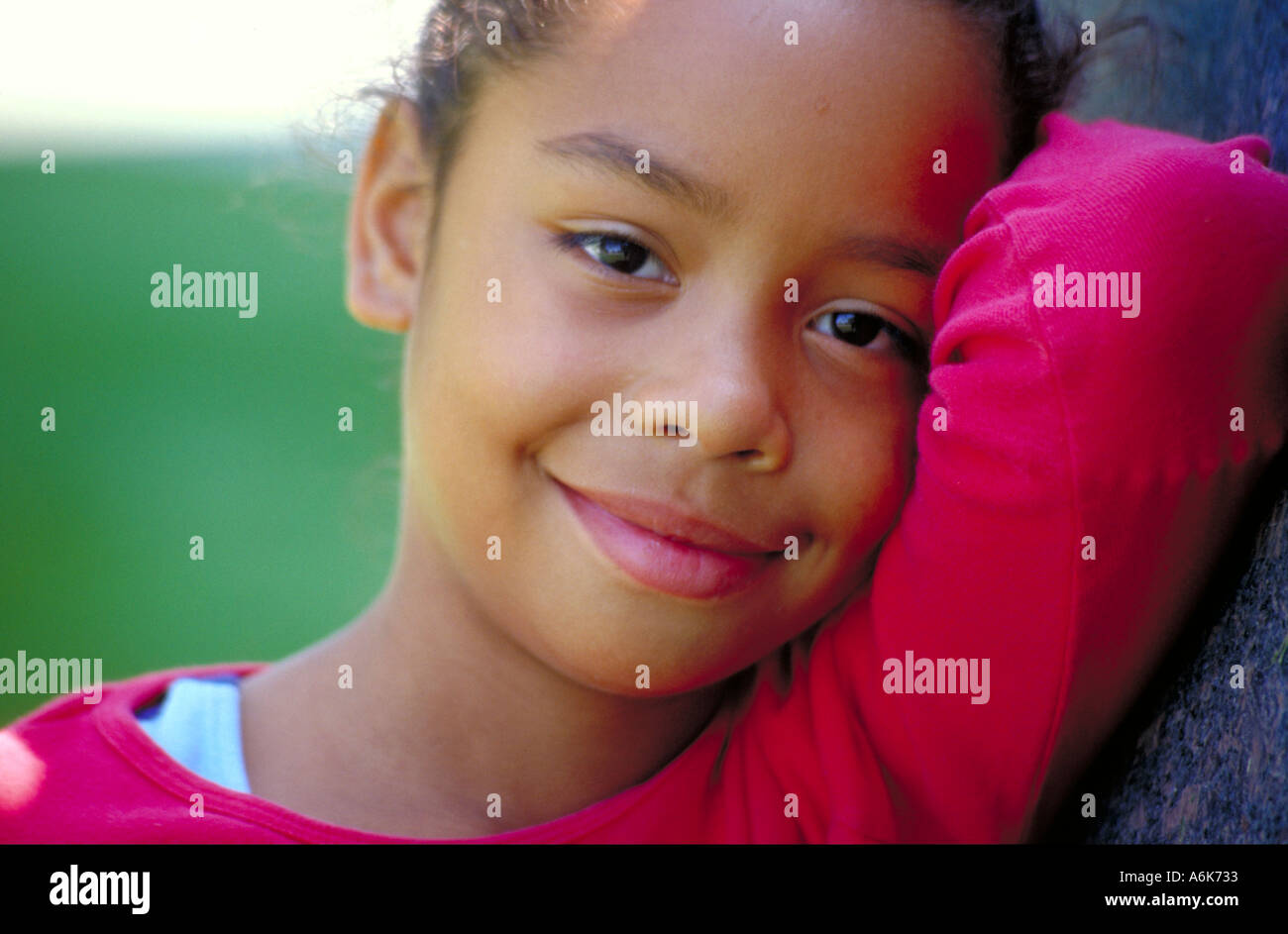 Biracial school girl hi-res stock photography and images - Alamy