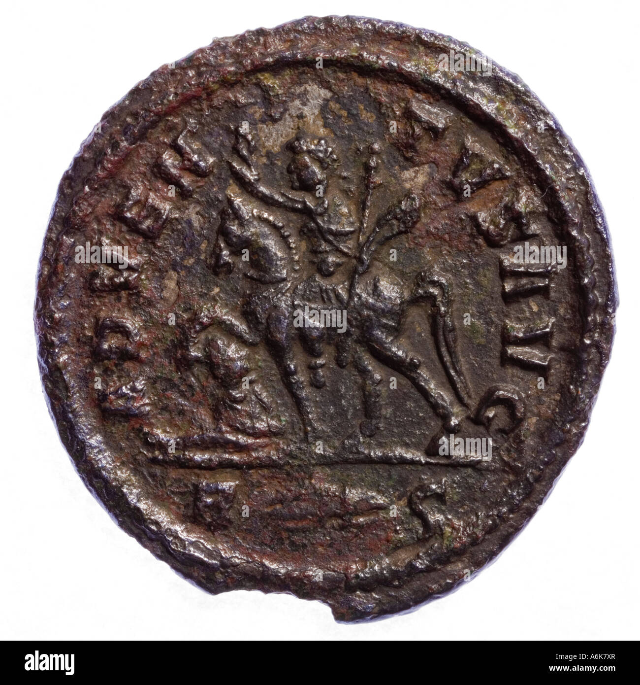 Ancient Roman Antoninus coin of the emperor Probus which is a double ...