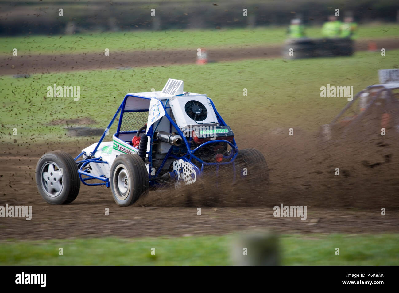 Autograss racing from the north Wales Autograss club, Broughton near ...