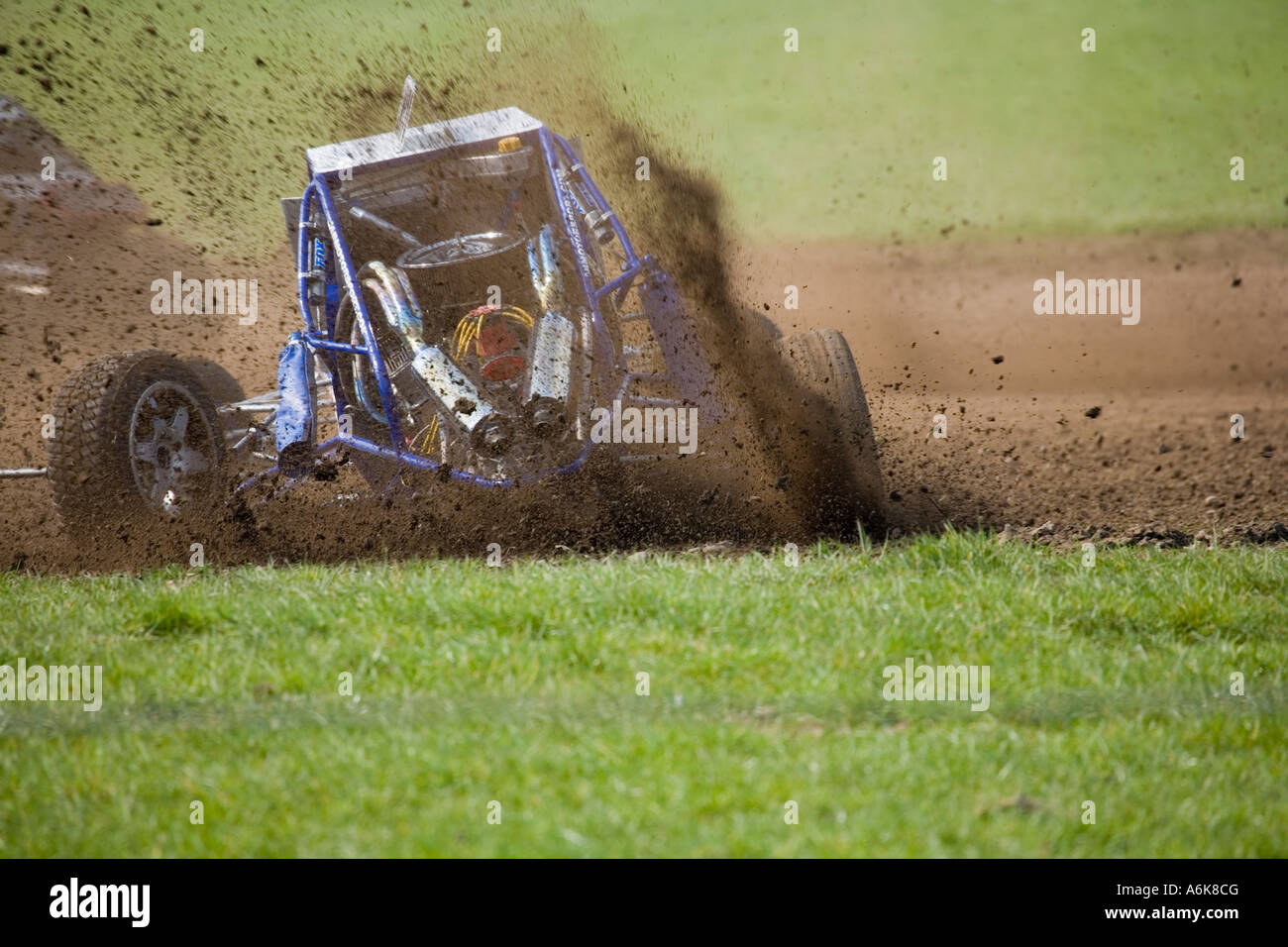 Autograss racing from the north Wales Autograss club, Broughton near ...