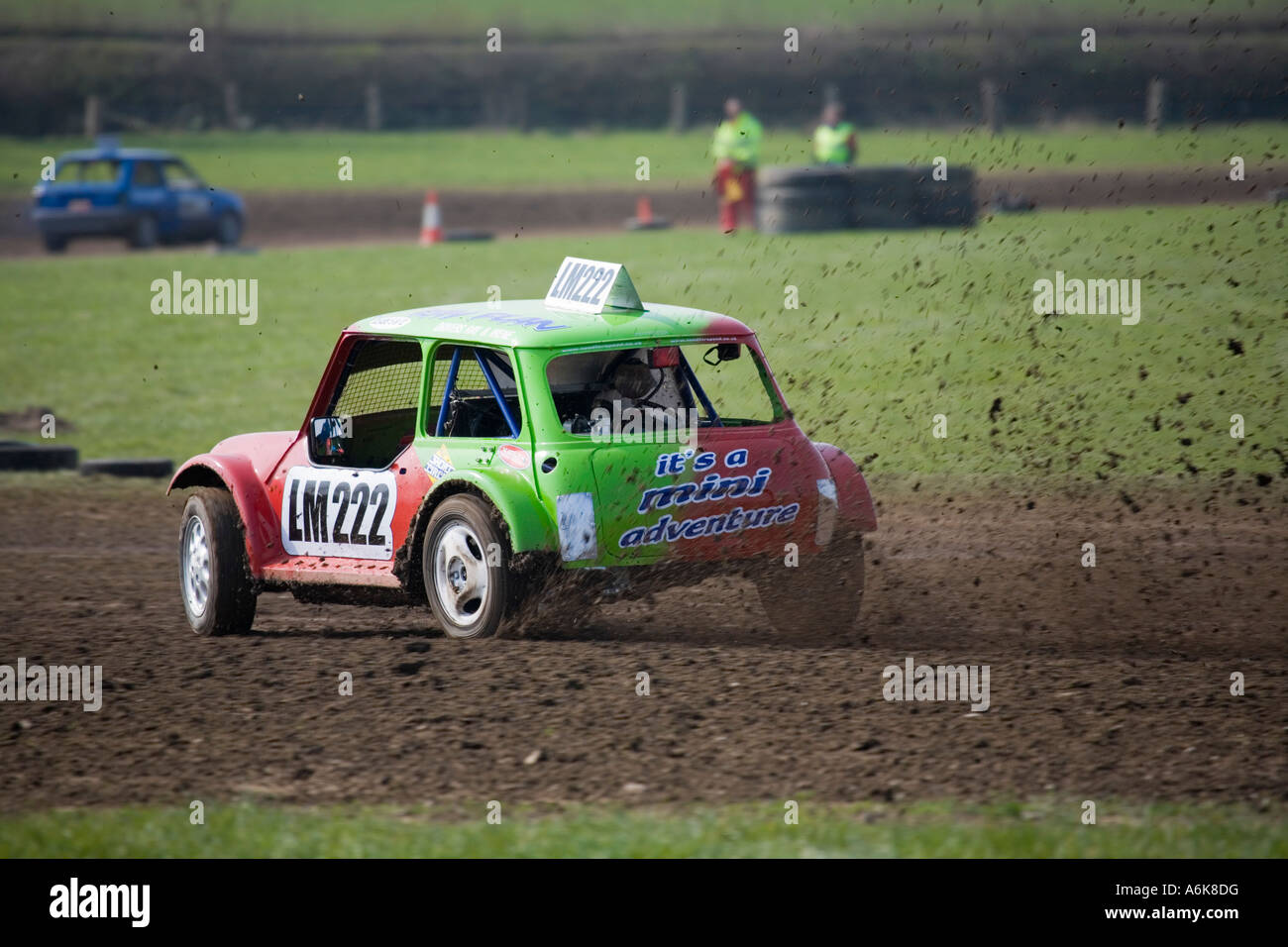 Autograss racing from the north Wales Autograss club, Broughton near ...