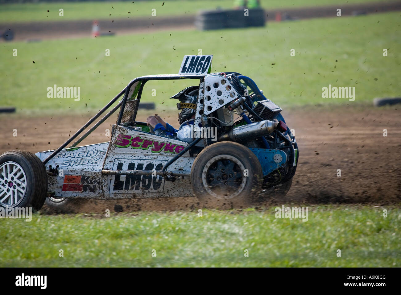 Autograss racing from the north Wales Autograss club, Broughton near ...