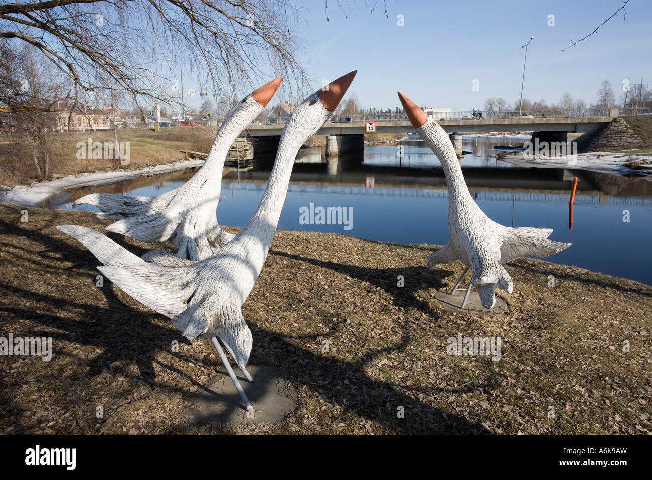 riverside scene, Iisalmi Finland Stock Photo - Alamy