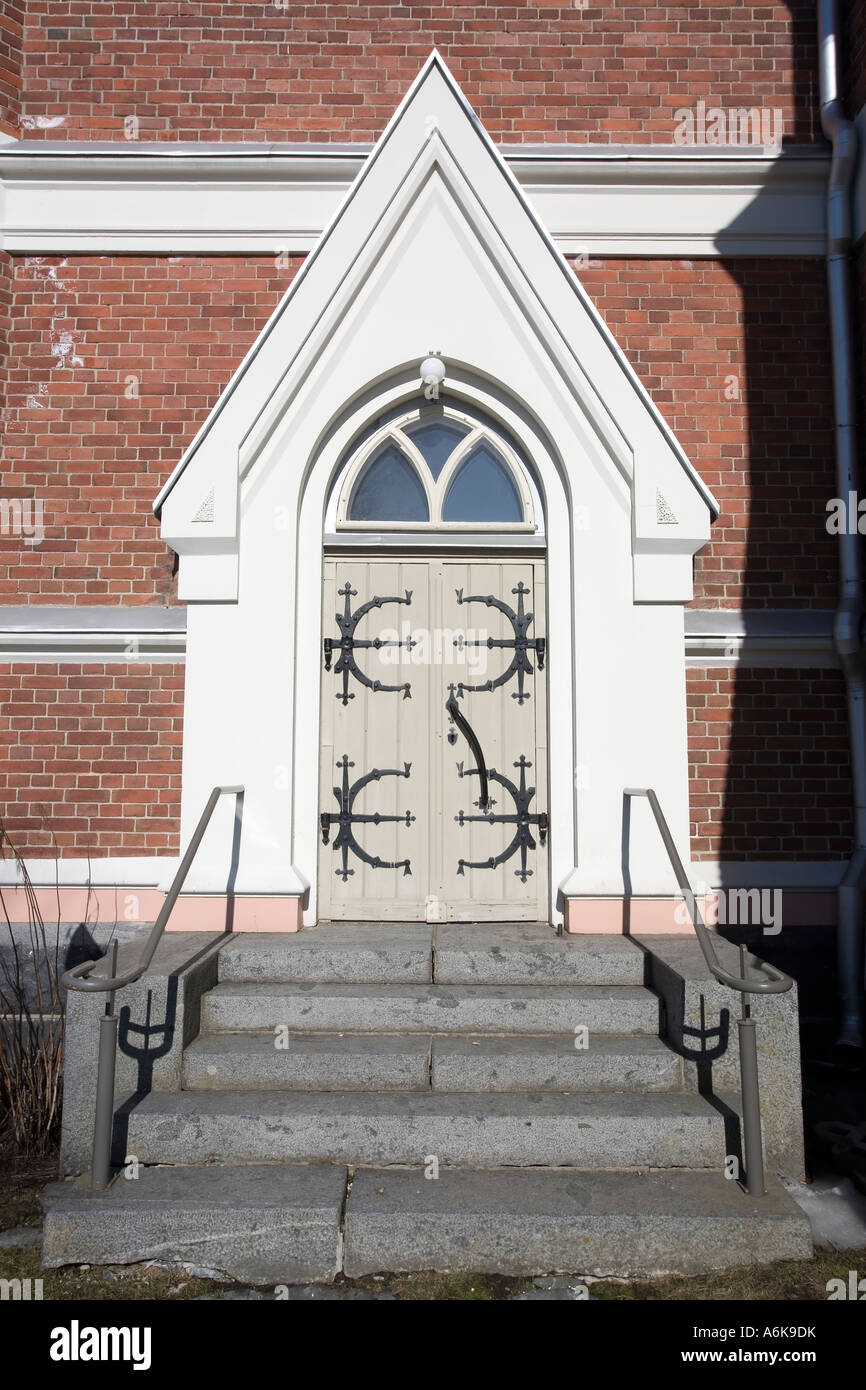 church back door, Joensuu Finland Stock Photo - Alamy