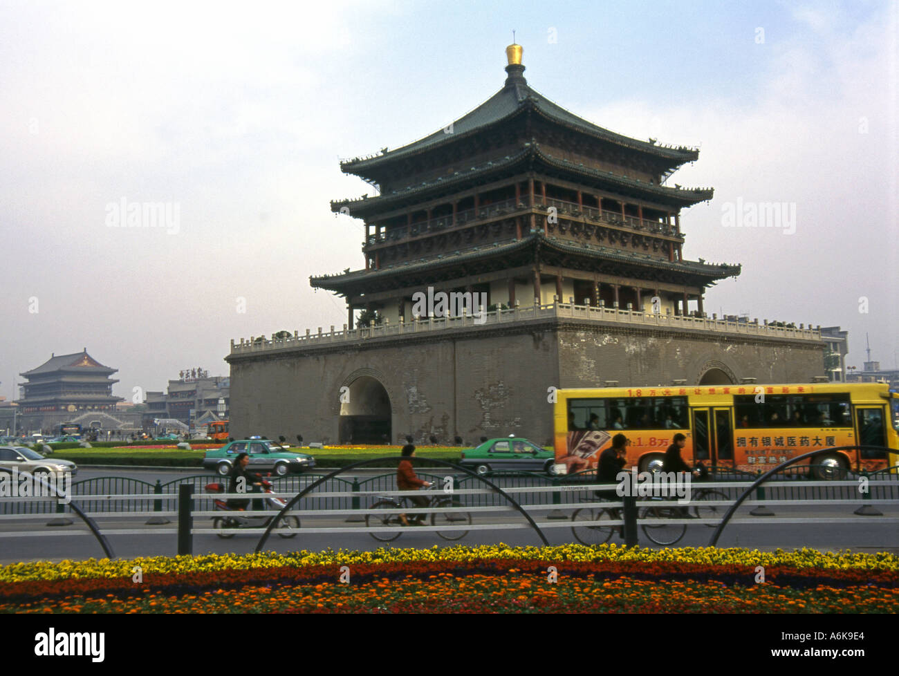 Bell Tower Morning Bell Xi'an Xian Great Ancient Capital of China ...