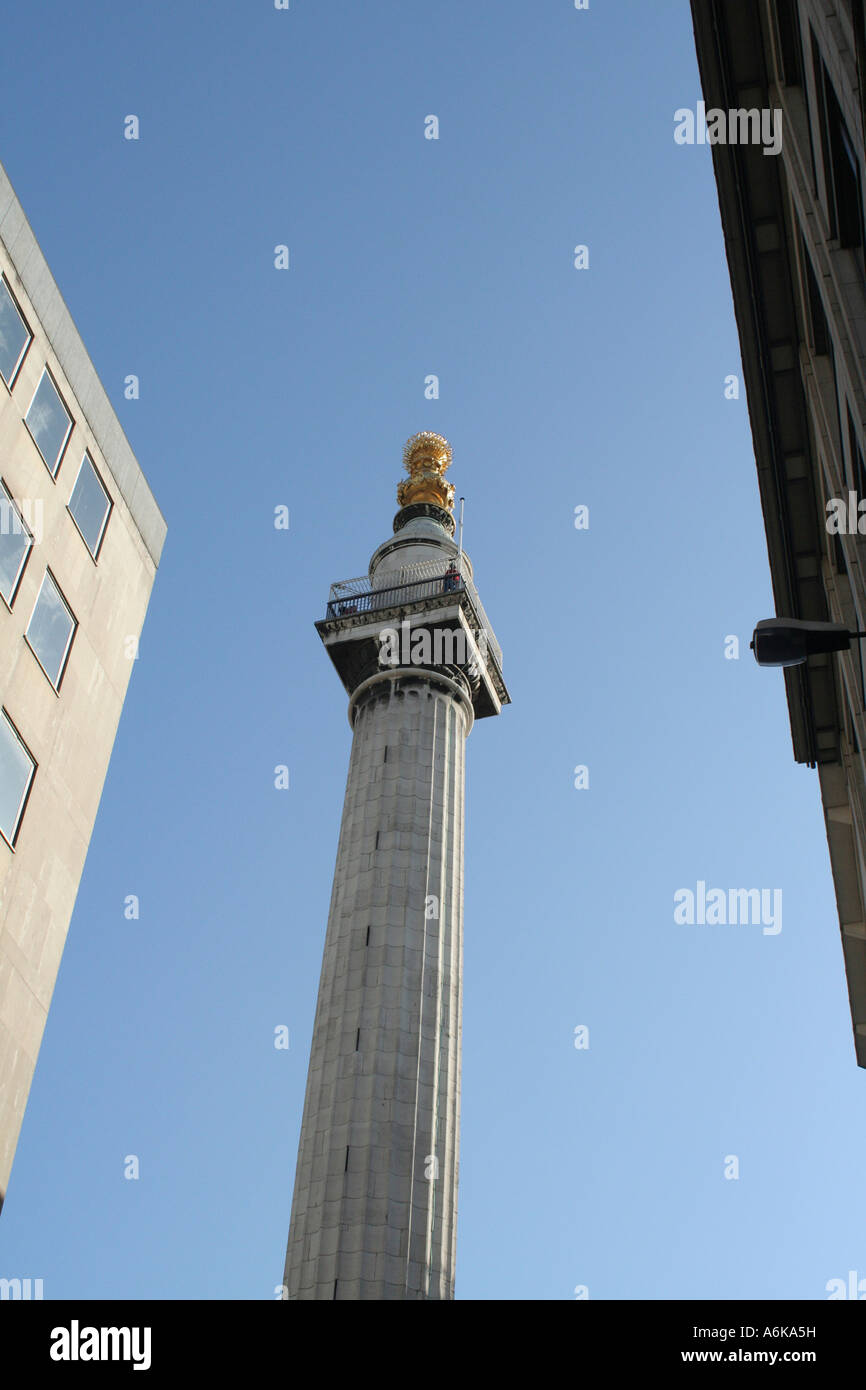 London, Monument round 2006 Stock Photo - Alamy