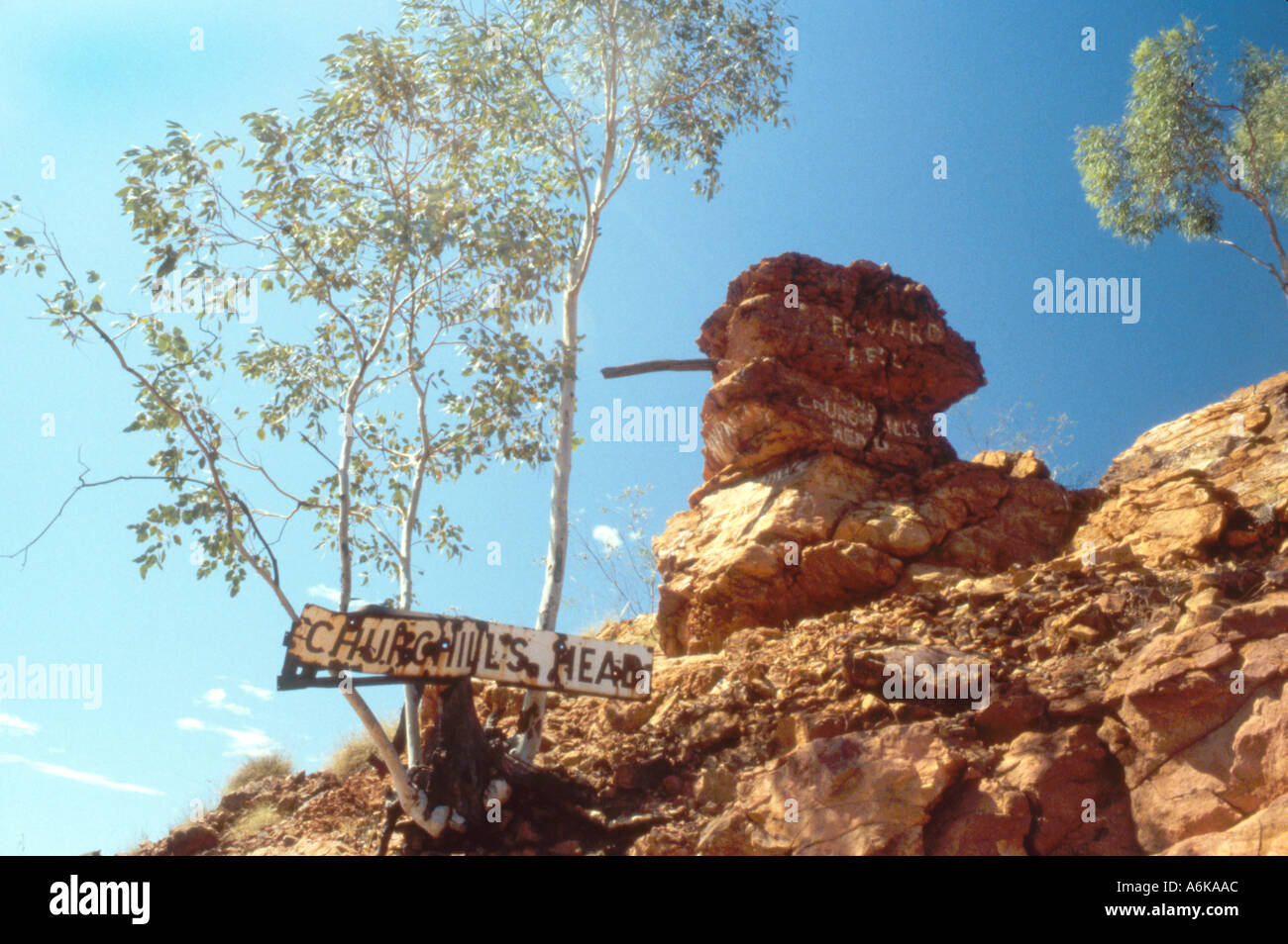 Northern territory Australia Rock outcrop with pipe Stock Photo - Alamy