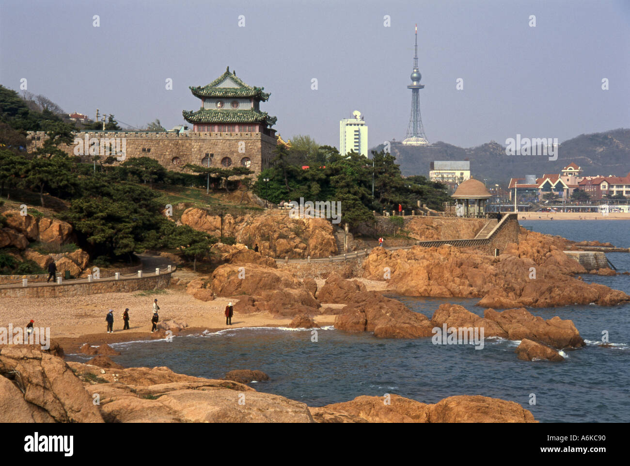 Yellow Sea Qingdao Bay Shandong Peninsula China Chinese Asian Asiatic ...