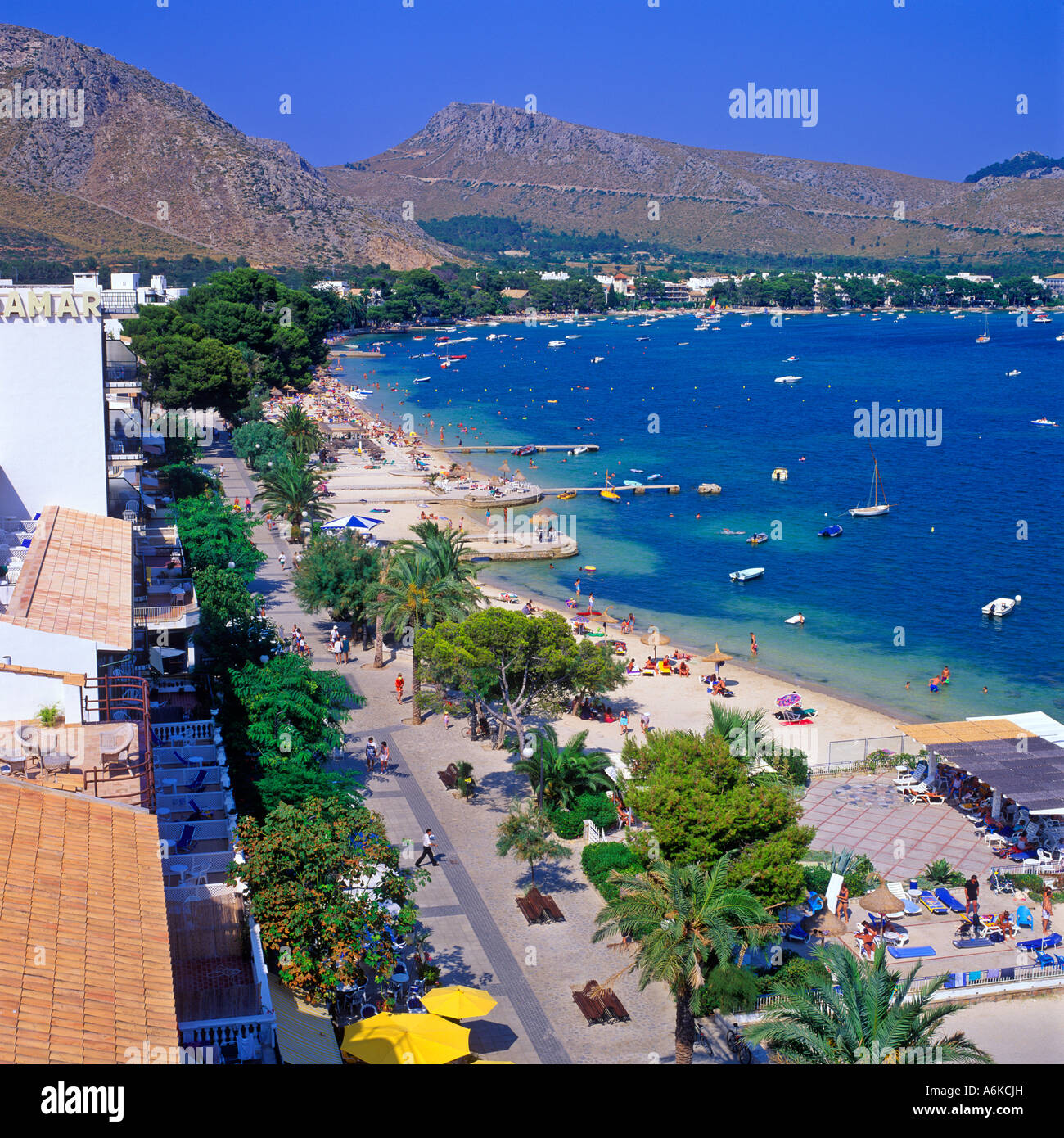Puerto pollensa mallorca spain hi-res stock photography and images - Alamy