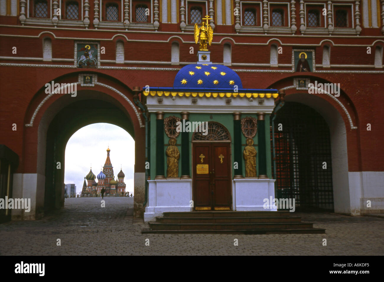 Resurrection Iberian Gate & Chapel Manege Square St. Basil's Cathedral ...