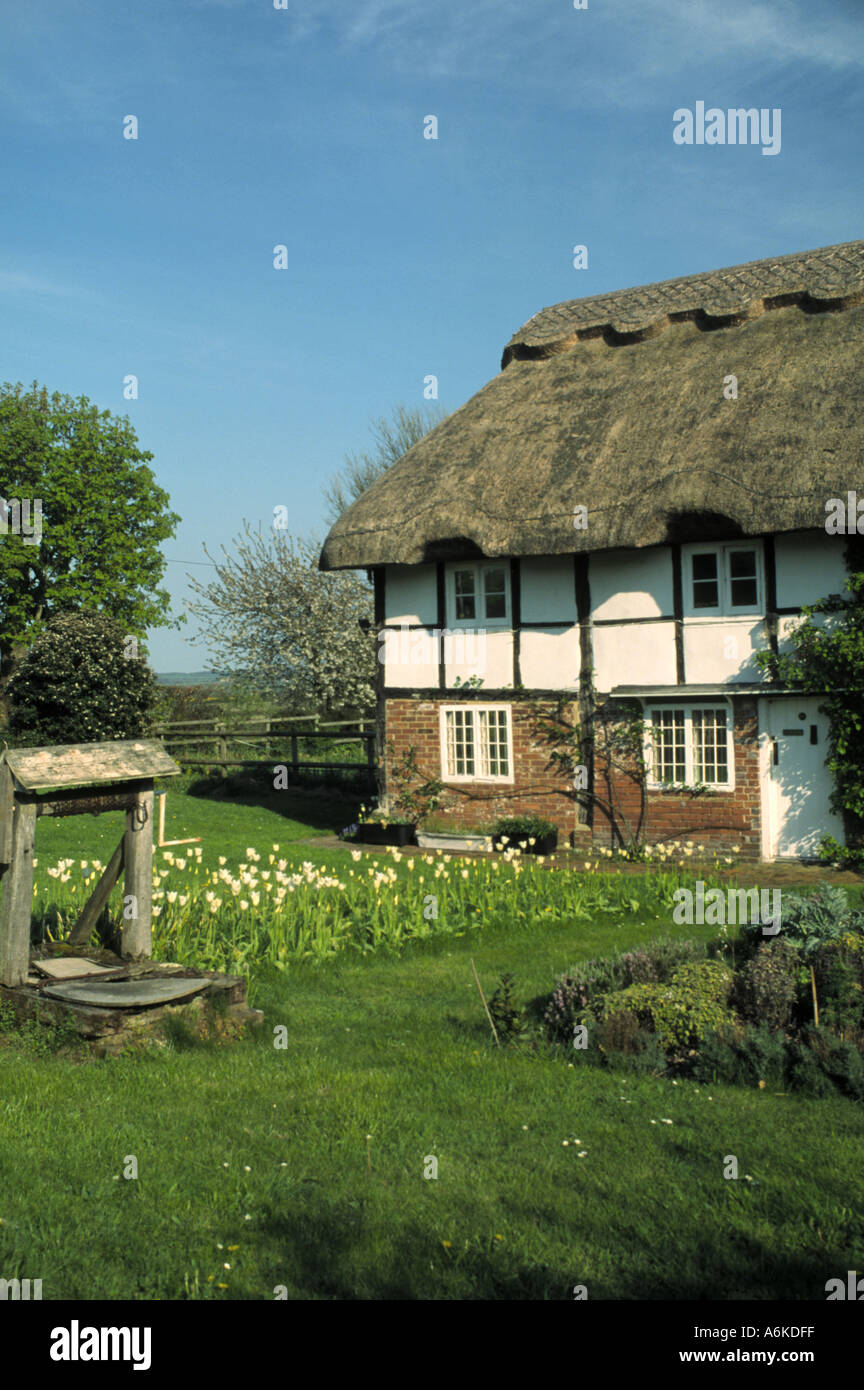 Thatched and Timbered Cottage Alciston Village East Sussex England ...