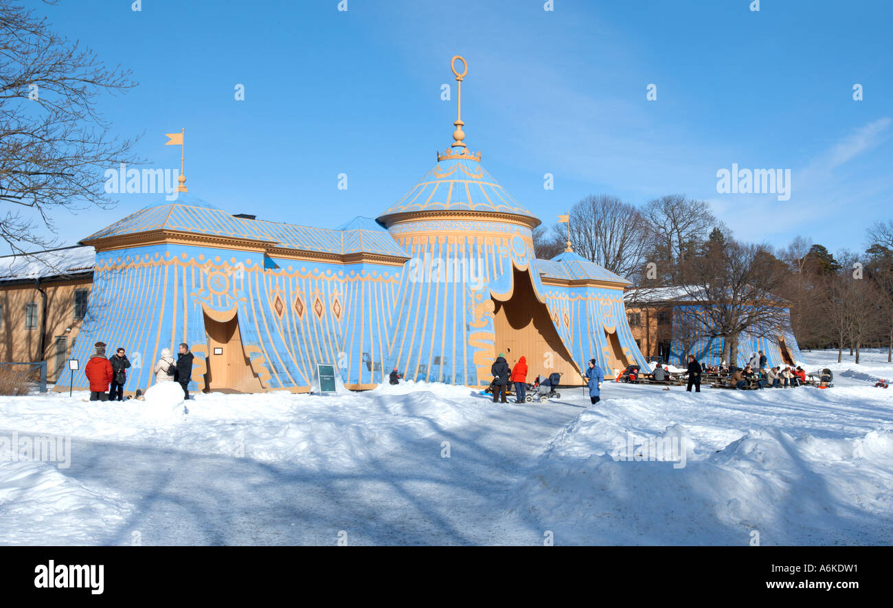 WINTER IN HAGA PARK HAGAPARKEN SOLNA SWEDEN Stock Photo - Alamy
