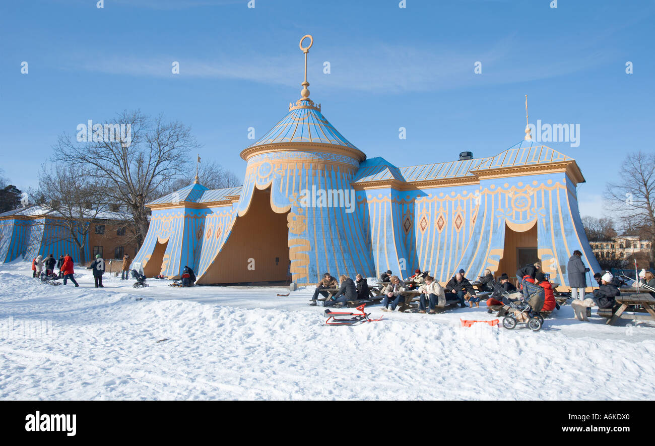 WINTER IN HAGA PARK HAGAPARKEN SOLNA SWEDEN Stock Photo - Alamy