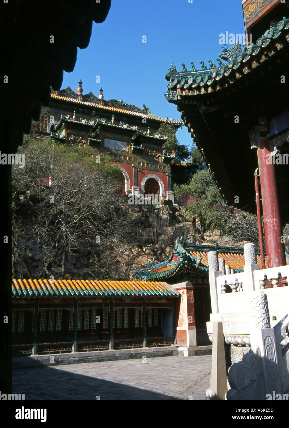 Longevity Hill Summer Palace UNESCO World Heritage Site Peking China ...