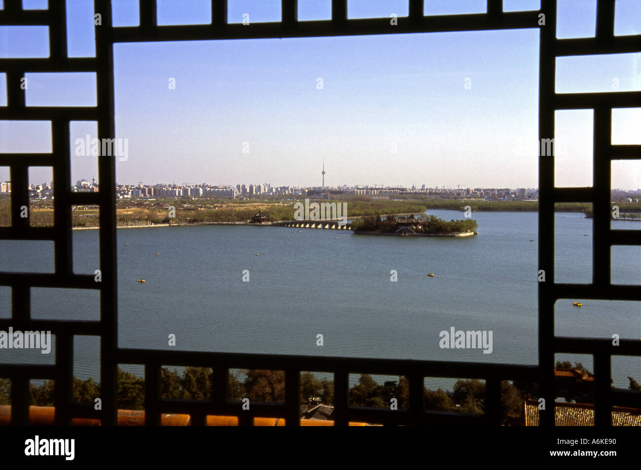 17 Arch Bridge Kunming Lake Beijing from Tower of Buddhist Incense ...