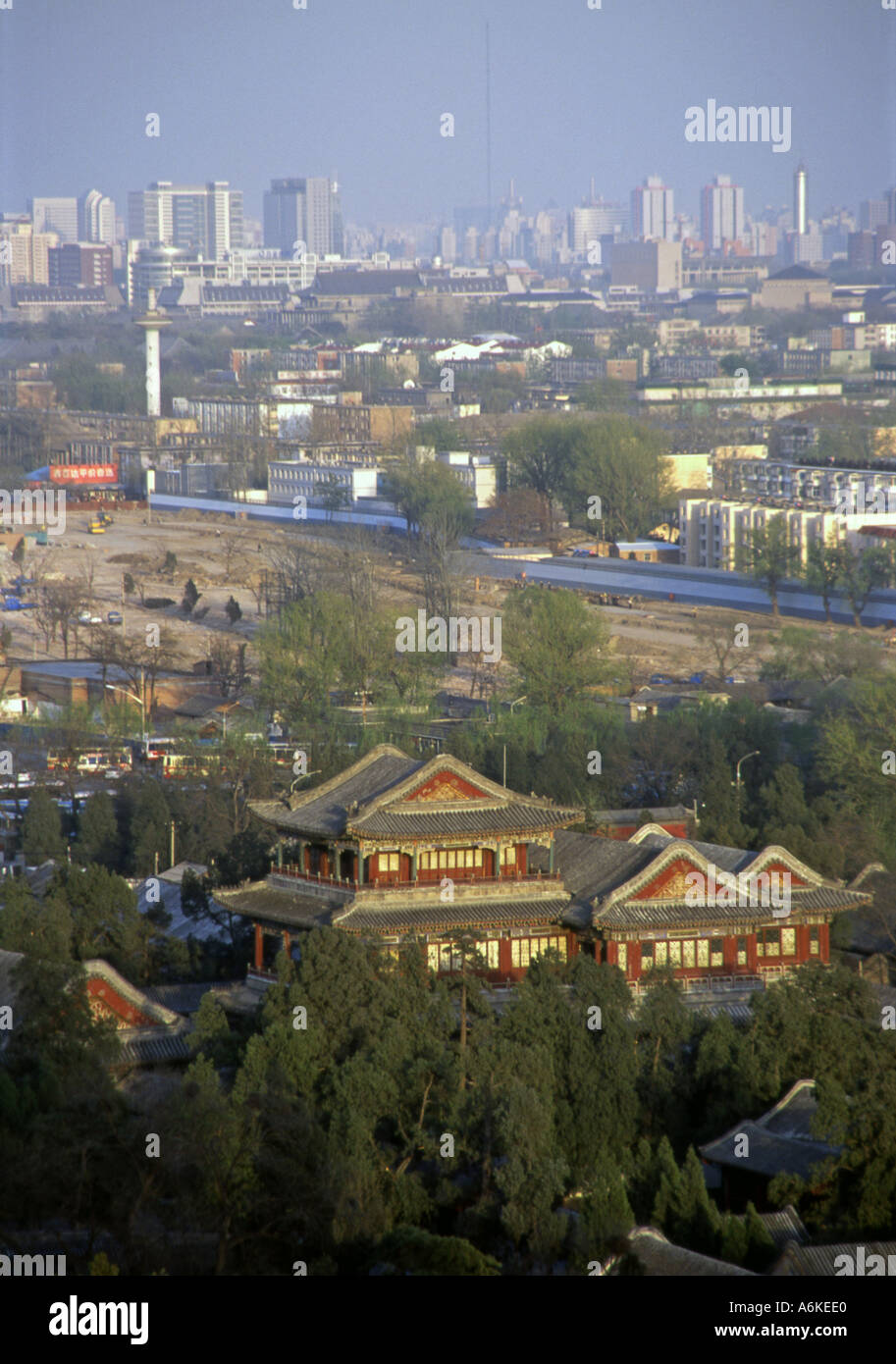 View of Beijing from Summer Palace UNESCO World Heritage Site Beijing ...