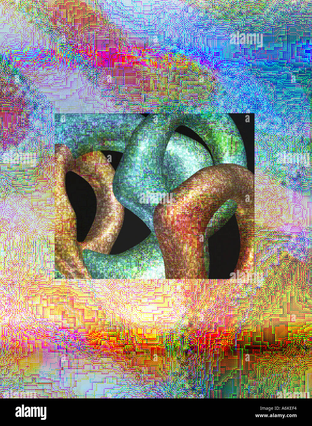 ALL THE PRETTY MONSTERS is original digital art suggesting the strange ...