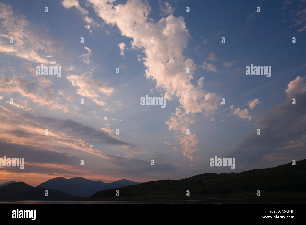 Sunset on the Isle of Mull, Scotland Stock Photo - Alamy