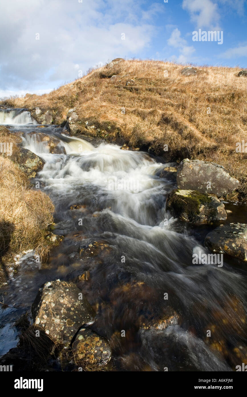 Scene of mountain stream, Isle of Mull, Scotland Stock Photo - Alamy