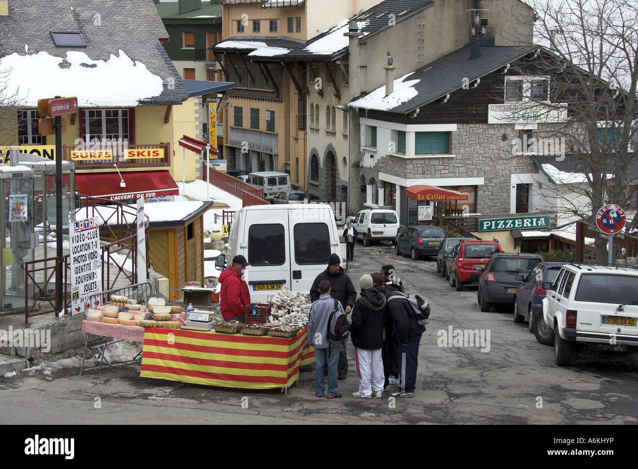 Font Romeu French Pyrenees Stock Photo - Alamy