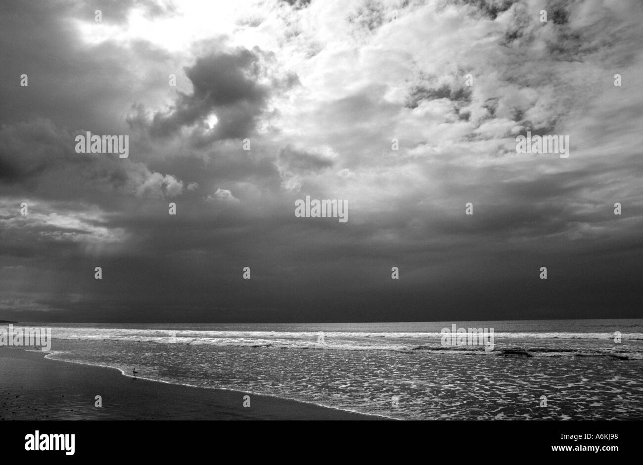 Quet morning on the beach Stock Photo - Alamy