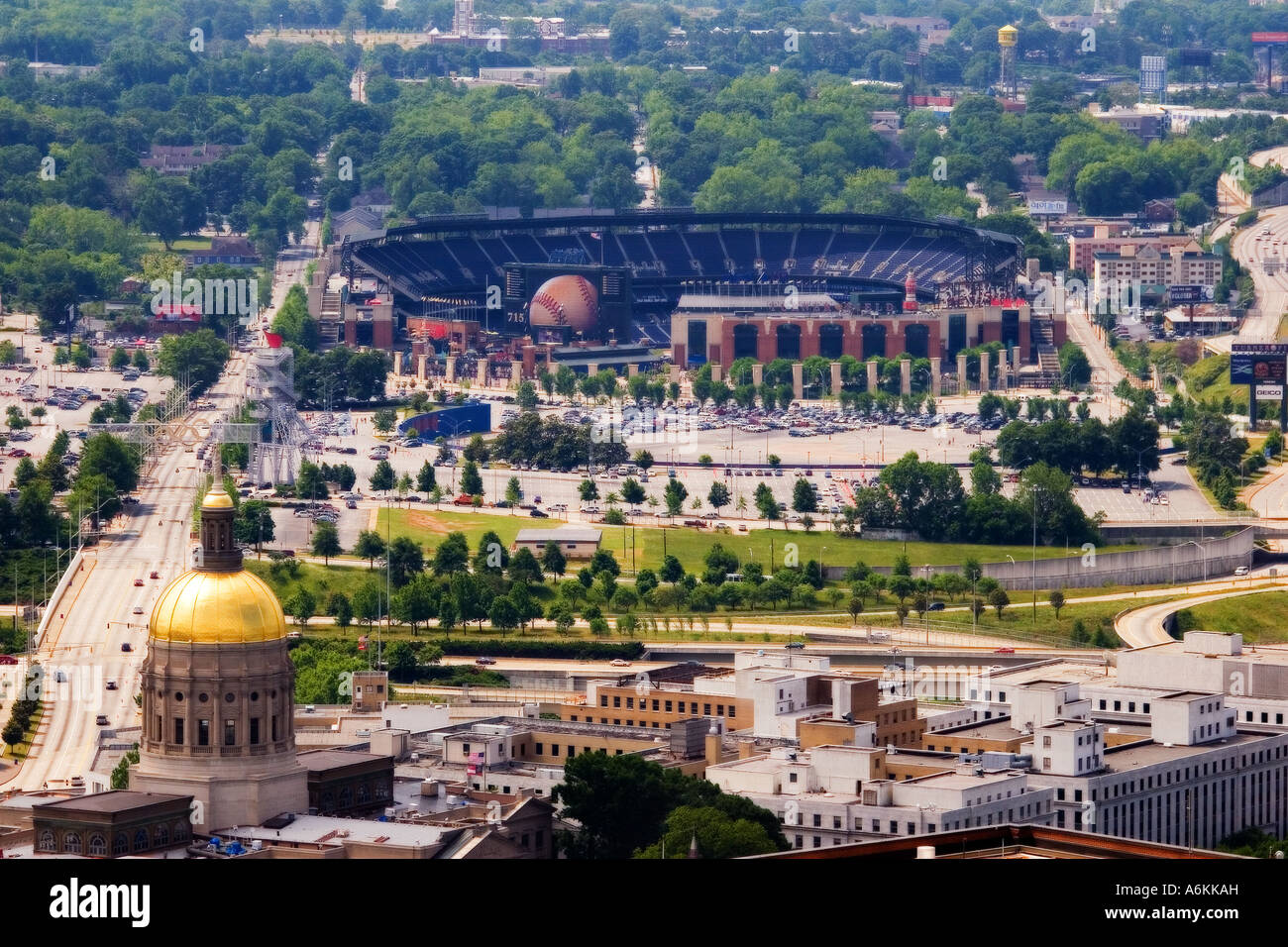 Georgia dome stadium above hi-res stock photography and images - Alamy
