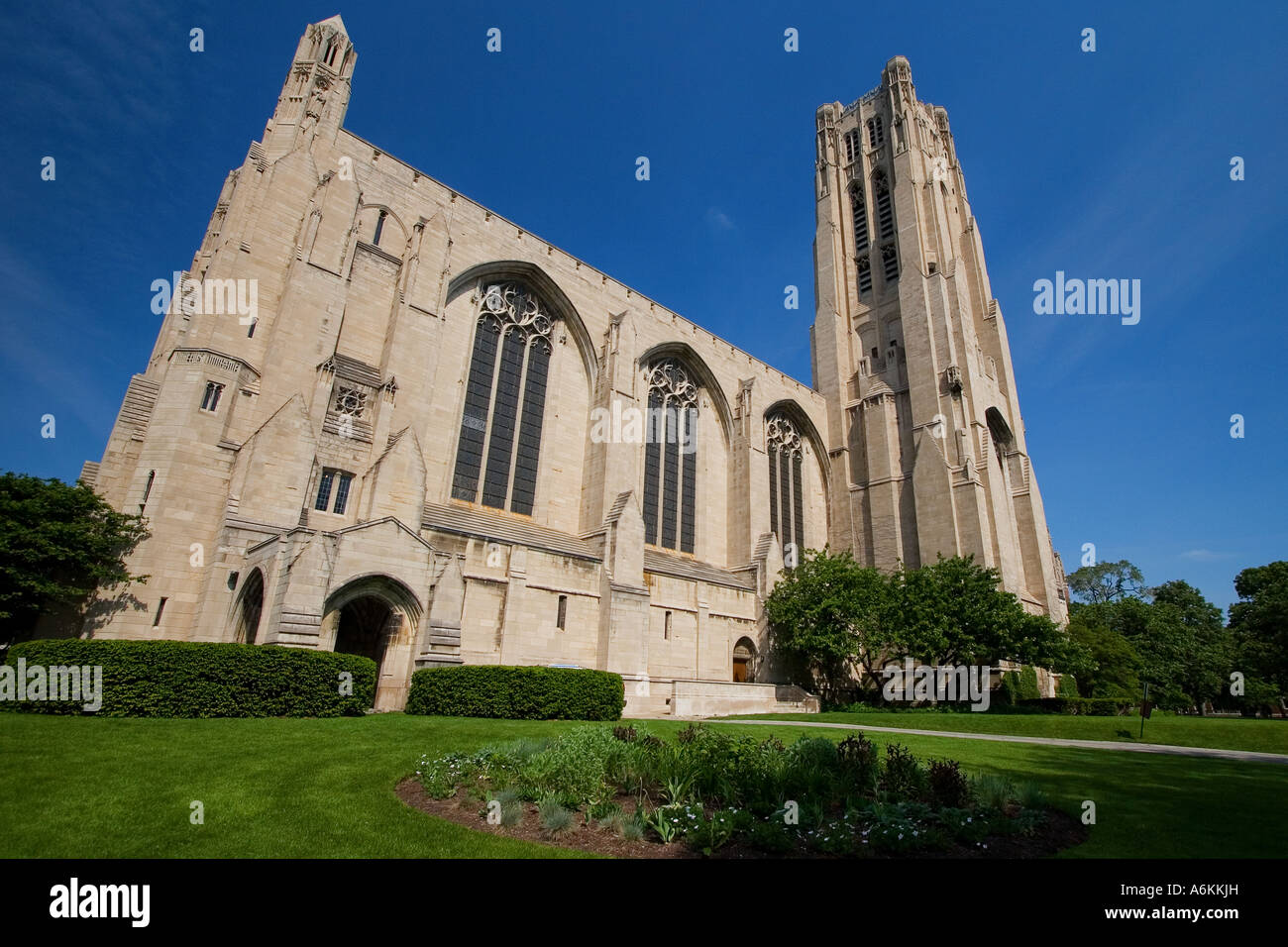 rockefeller memorial chapel of the university of chicago Stock Photo ...