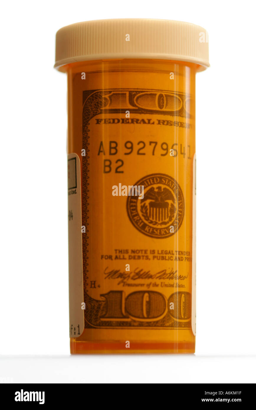 100 dollar bill medicine hi-res stock photography and images - Alamy