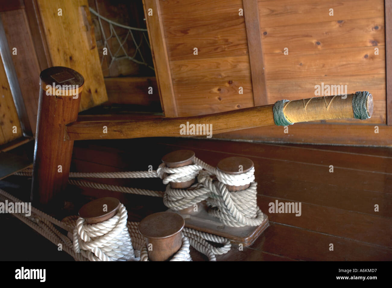 Inside a Turtle Ship Stock Photo - Alamy