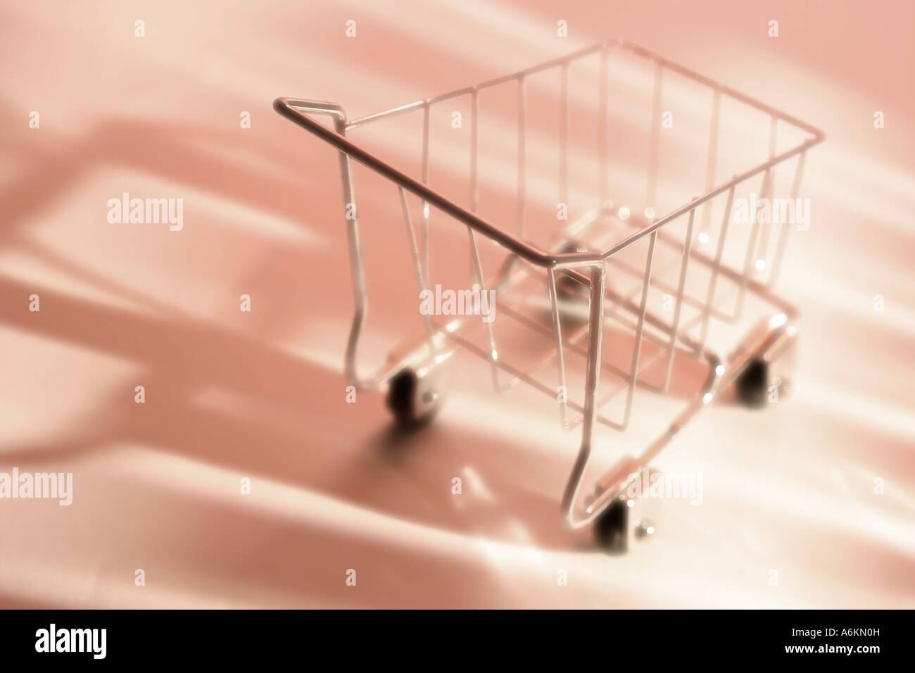 Miniature Shopping Trolley Stock Photo - Alamy
