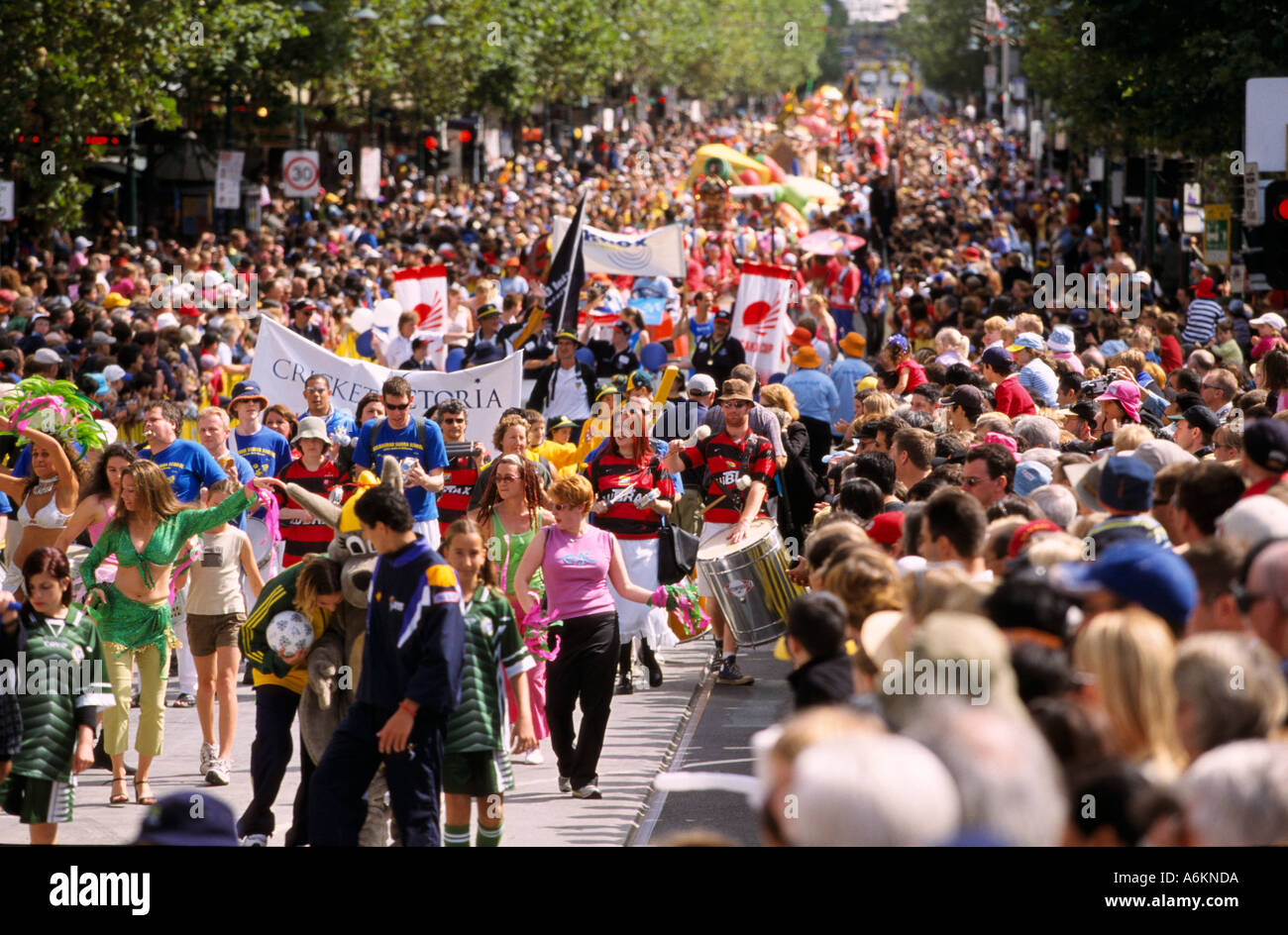 Street parade, Moomba festival, Melbourne Stock Photo - Alamy