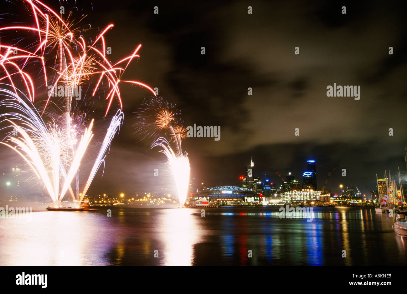 Fireworks Melbourne, Australia Stock Photo - Alamy
