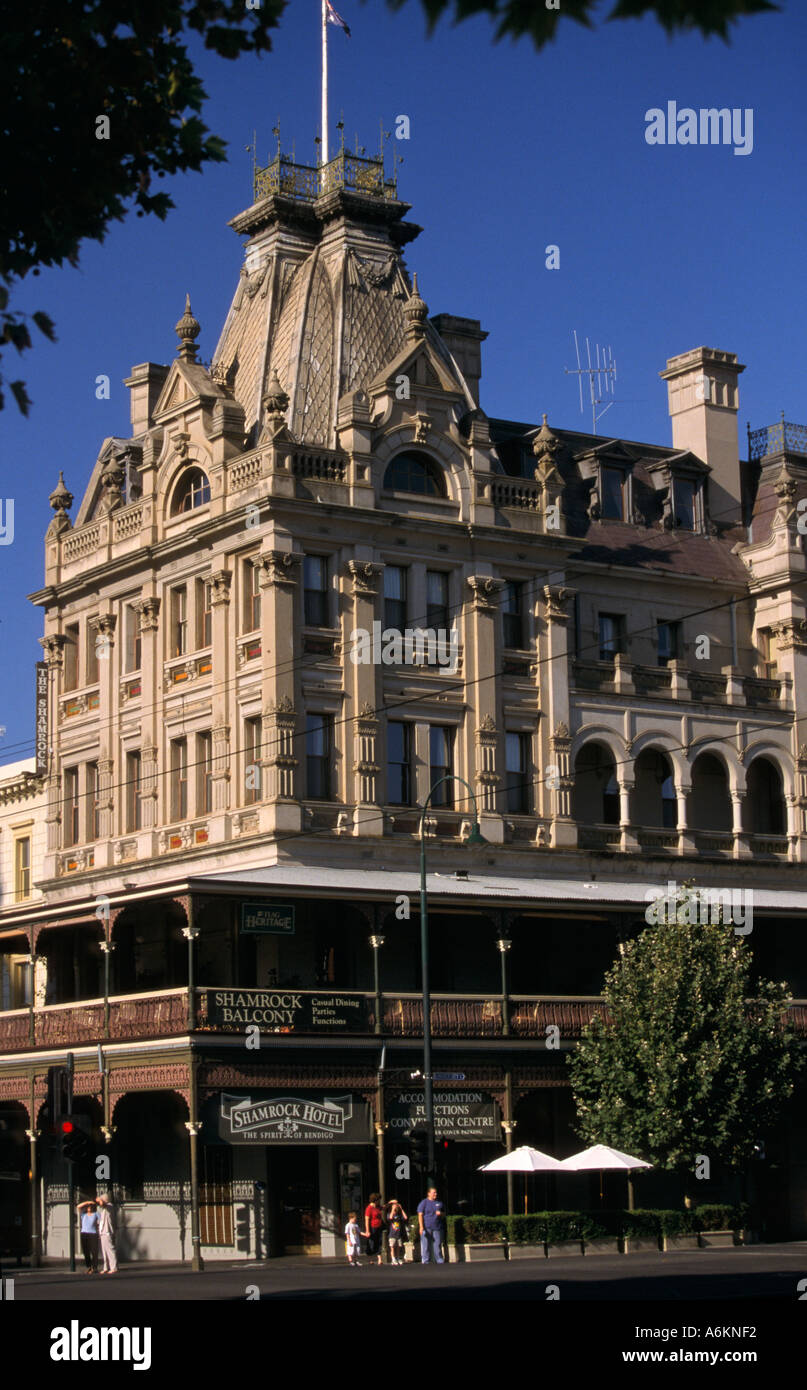Shamrock Hotel, Bendigo, Central Goldfields Region, Victoria, Australia ...