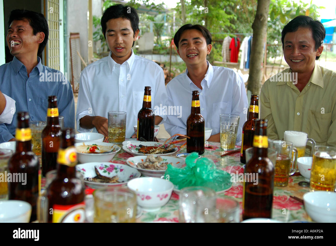 Birthday party Vietnam Stock Photo - Alamy