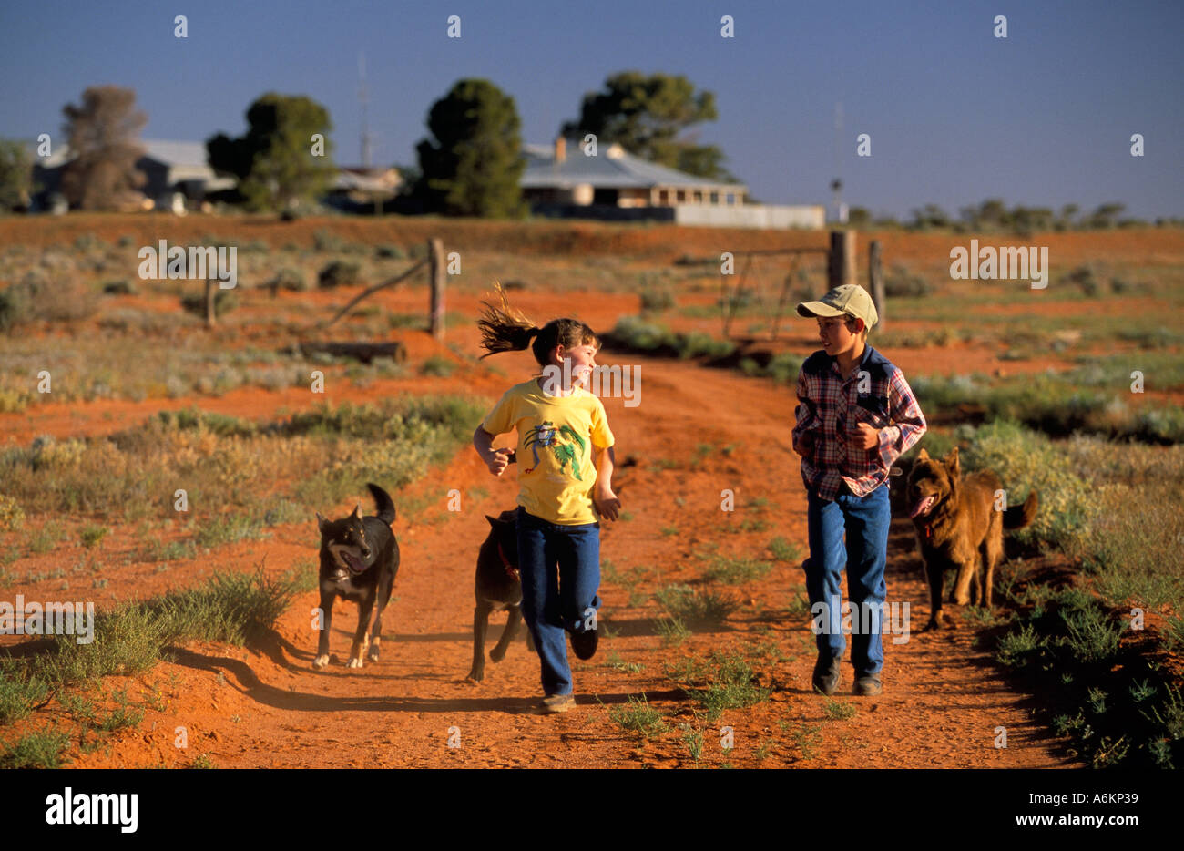 Children australian outback hi-res stock photography and images - Alamy