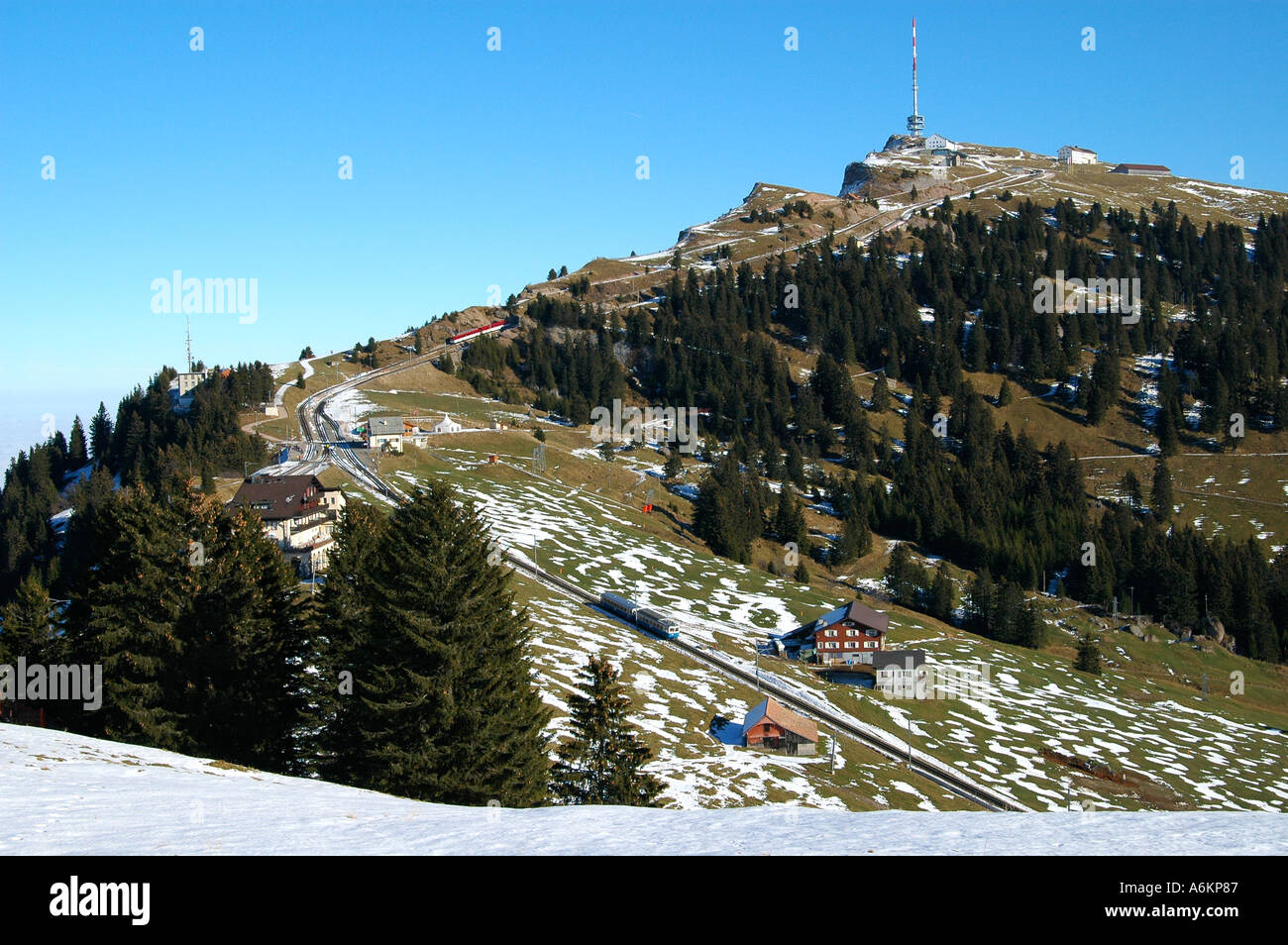 Mt rigi and train hi-res stock photography and images - Alamy